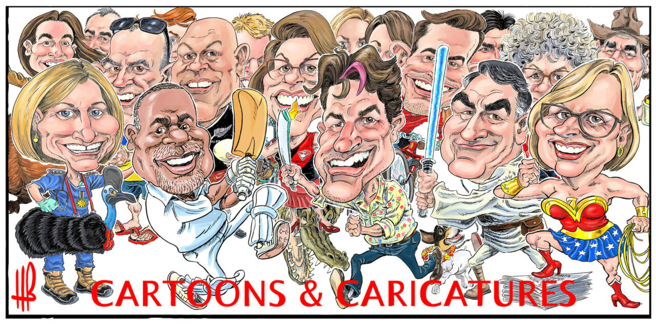 Harry Bruce Australian Cartoonist and Caricature Artist